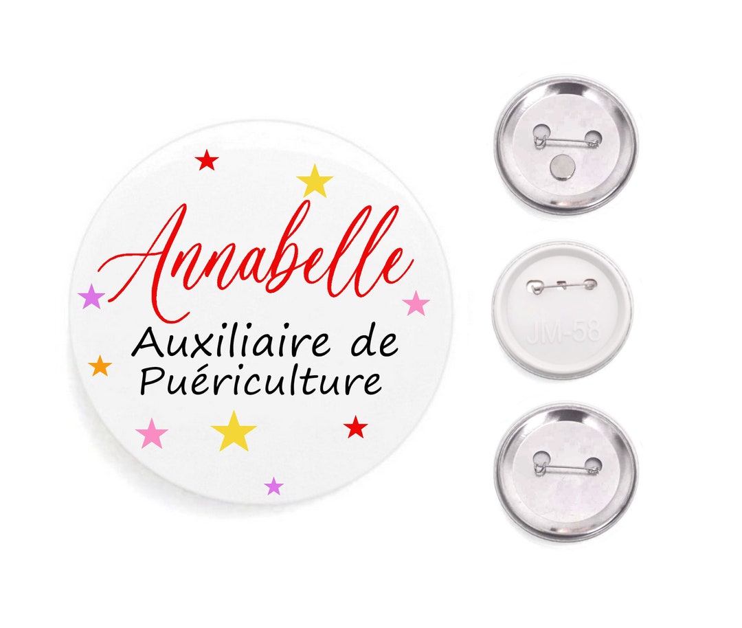 Personalized Profession Badge, Customizable, With First Name, Childcare ...