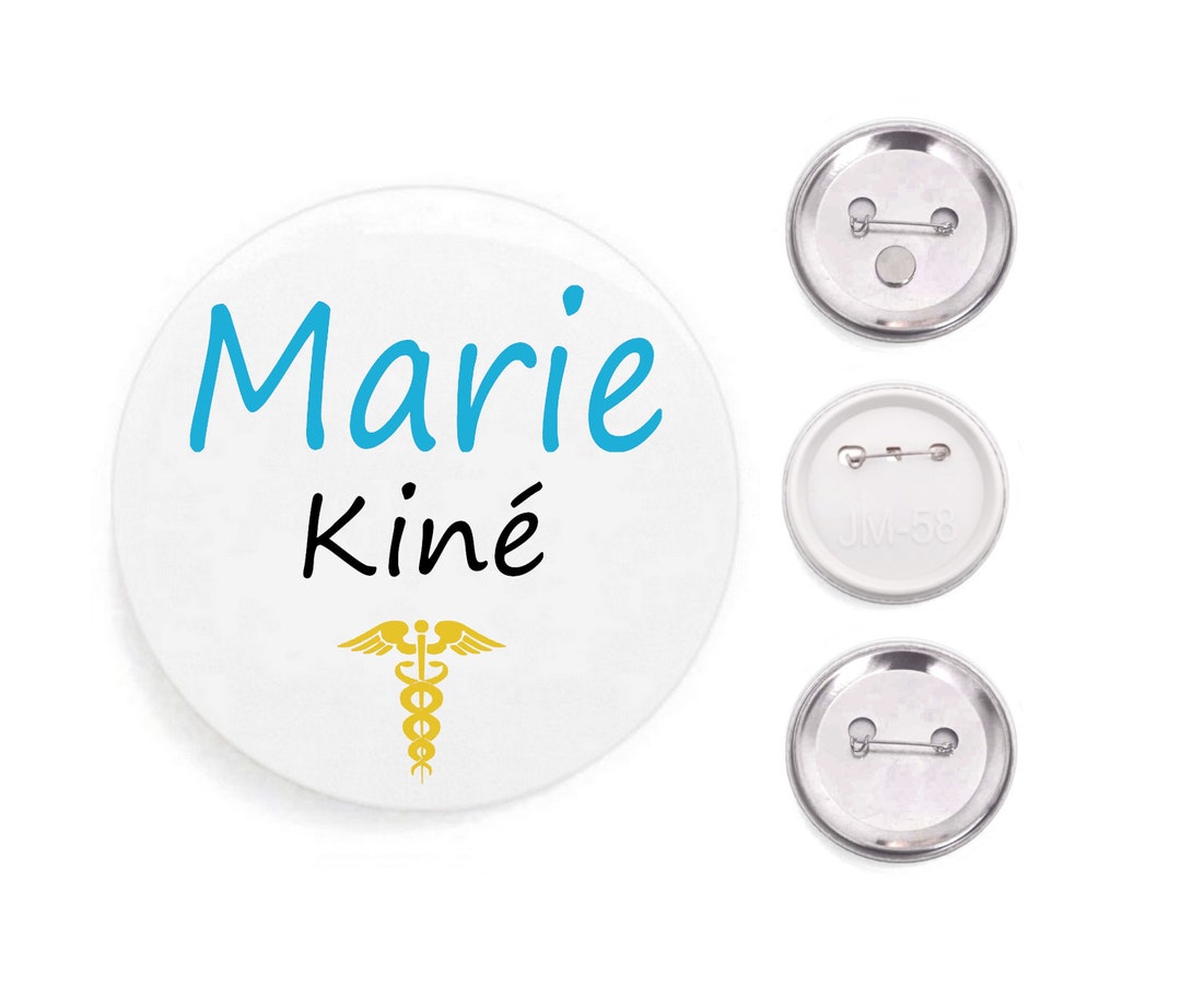 Physiotherapy Badge, Magnetic, Magnet, Customizable With First Name ...