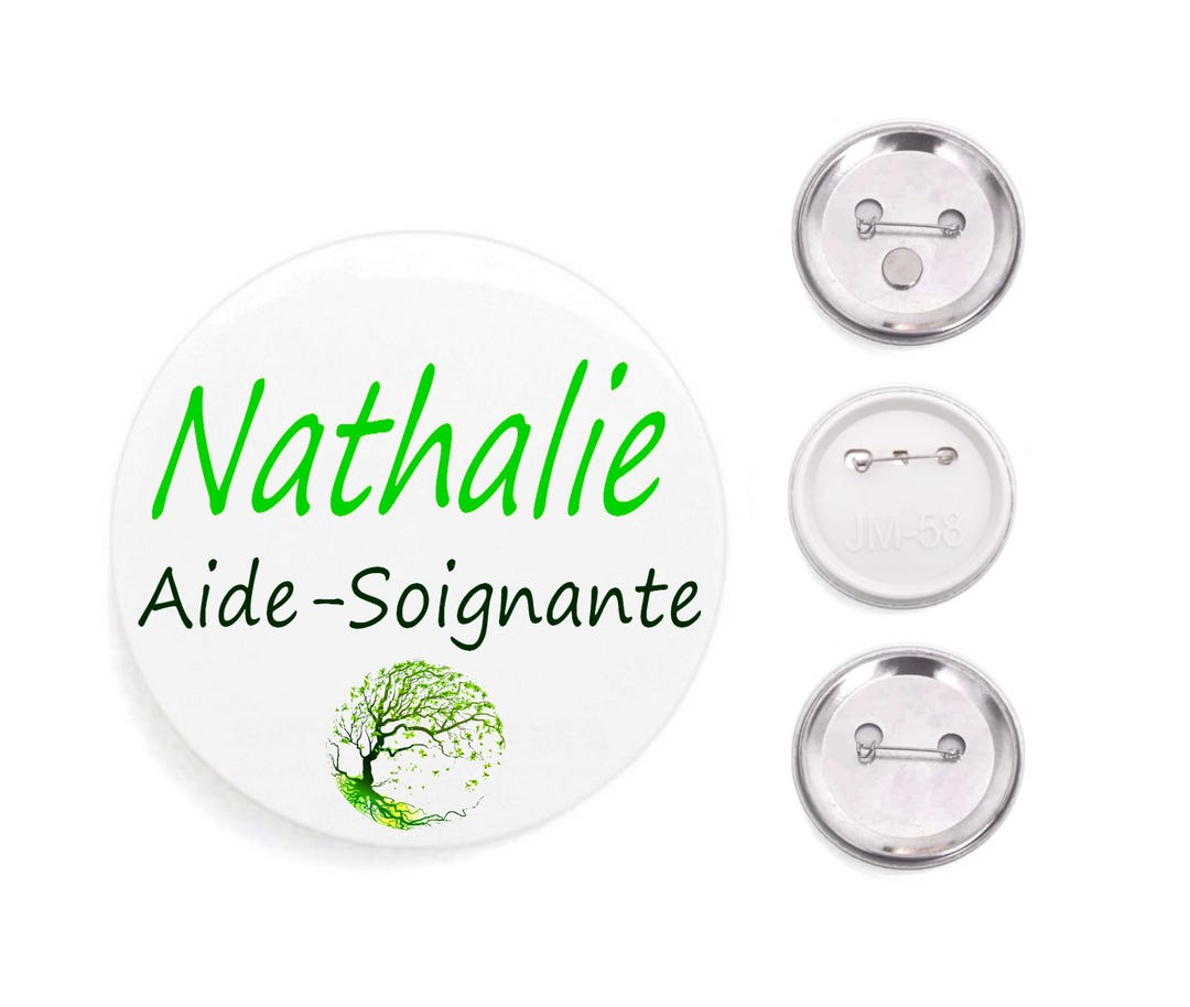 Nurse Badge, Personalized Profession, Medical, 58 Mm - Etsy