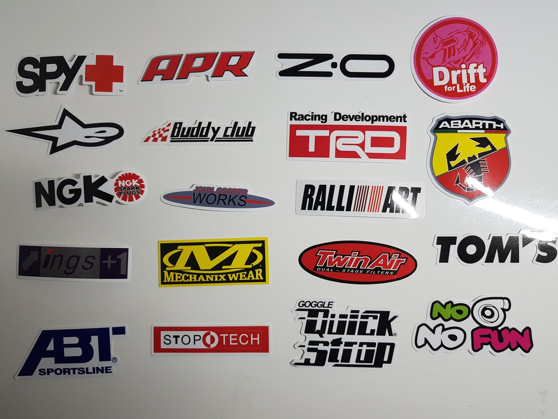 100PCS Rally Stickers Pack Car Motorcycle Racing Motocross | Etsy