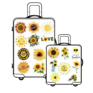 50pcs Yellow VSCO Cute Aesthetic Stickers Pack for Laptop Luggage Decal ...