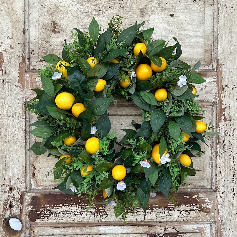 Lemon Wreath - Etsy