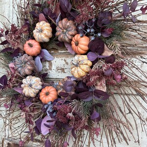 Rustic Fall Wreath for Front Door, Primitive Fall Wreath for Door ...