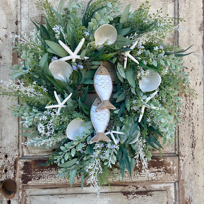 Sea Shell Wreath - Etsy