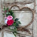 Heart Shape Beaded Wreath, Boho Valentine's Day Wreath, Valentine Heart ...