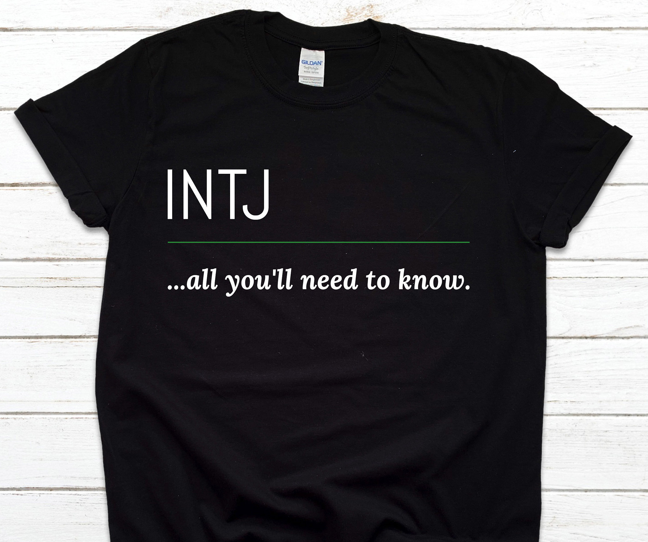 Introvert 'INTJ All You'll Need to Know' Unisex T Shirt - Gifts for ...