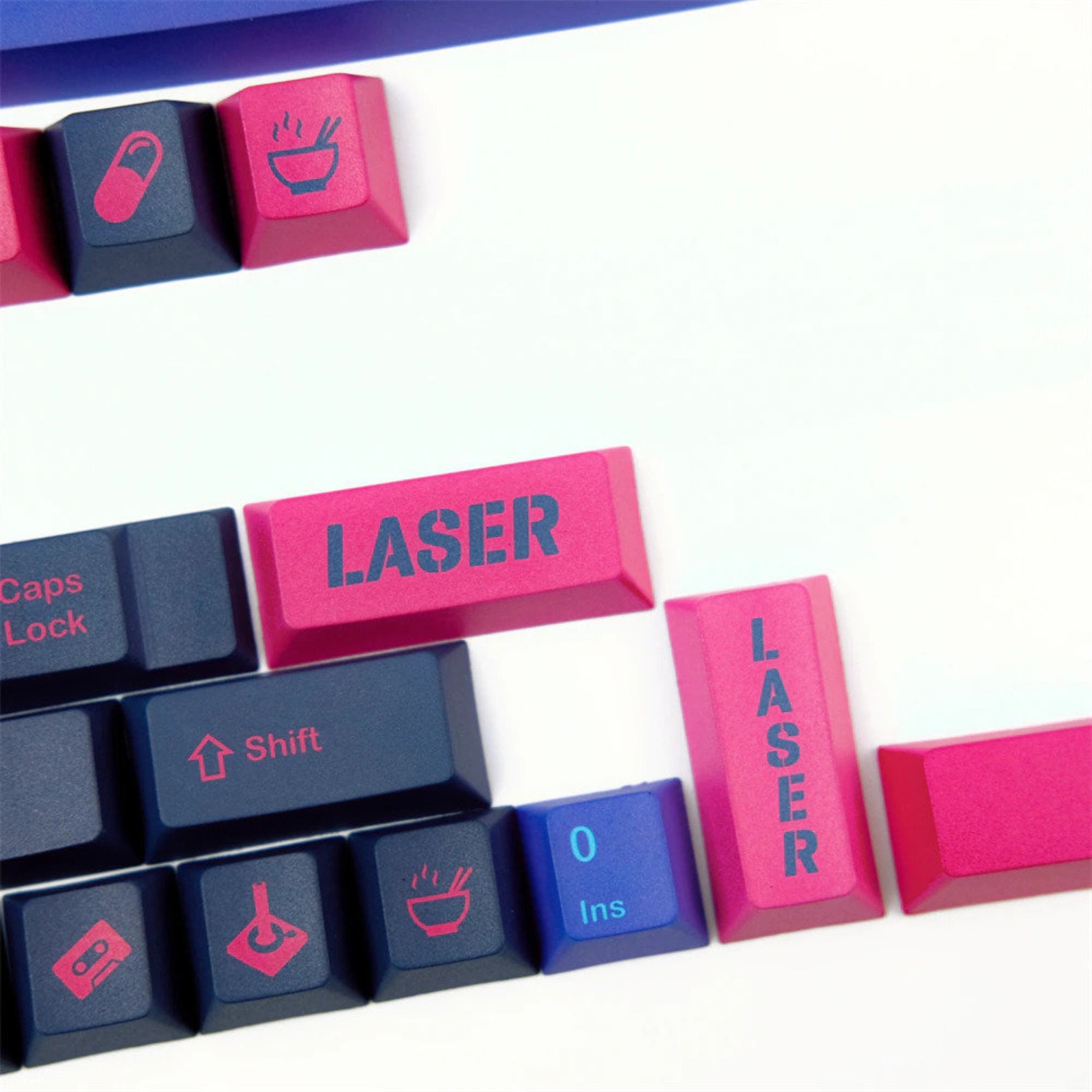 GMK Laser Replica Inspired MX Cyberpunk Neon Theme Keycap Set - Etsy