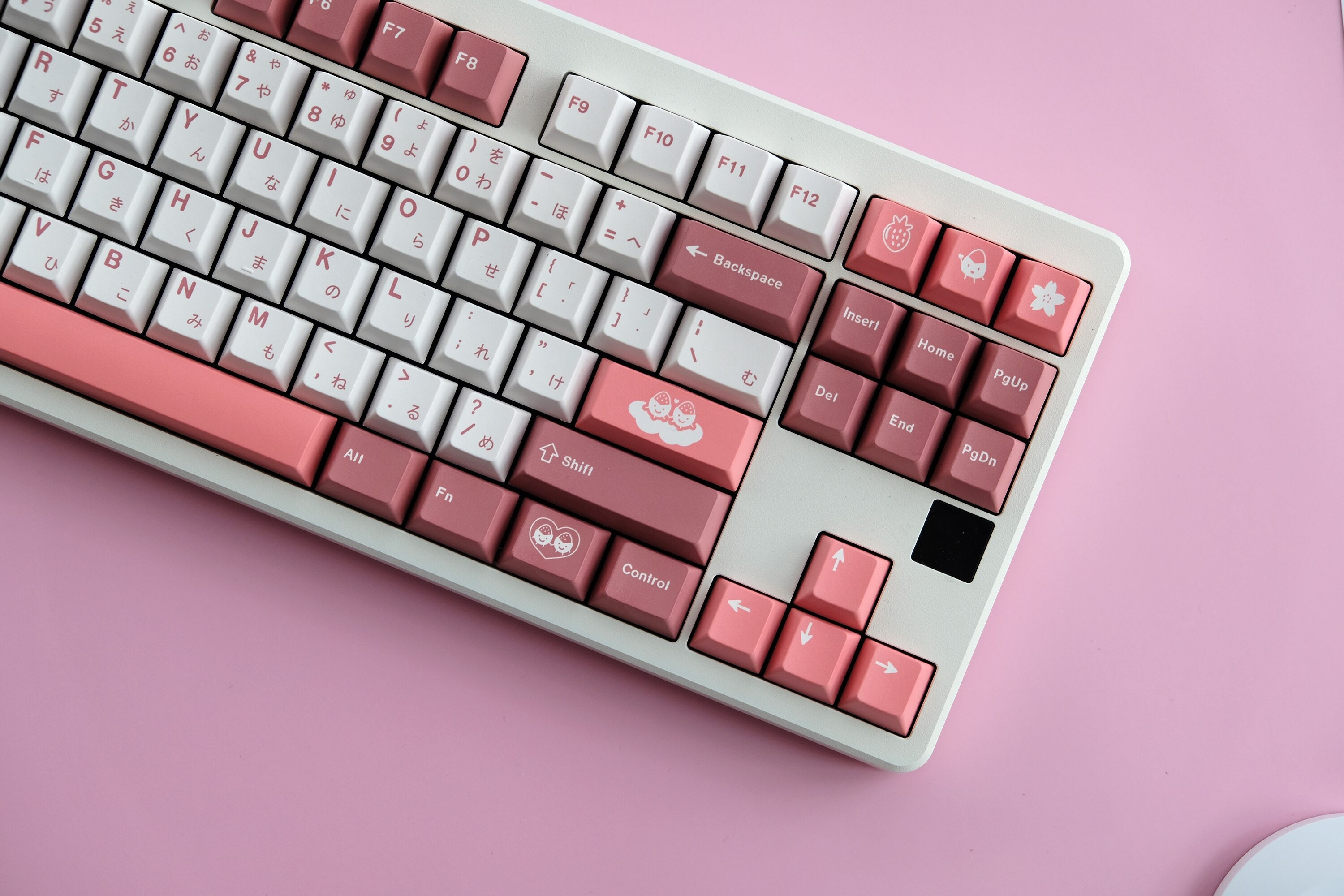 Replica GMK Daifuku Cherry Profile PBT Dye Sub Pink White - Etsy
