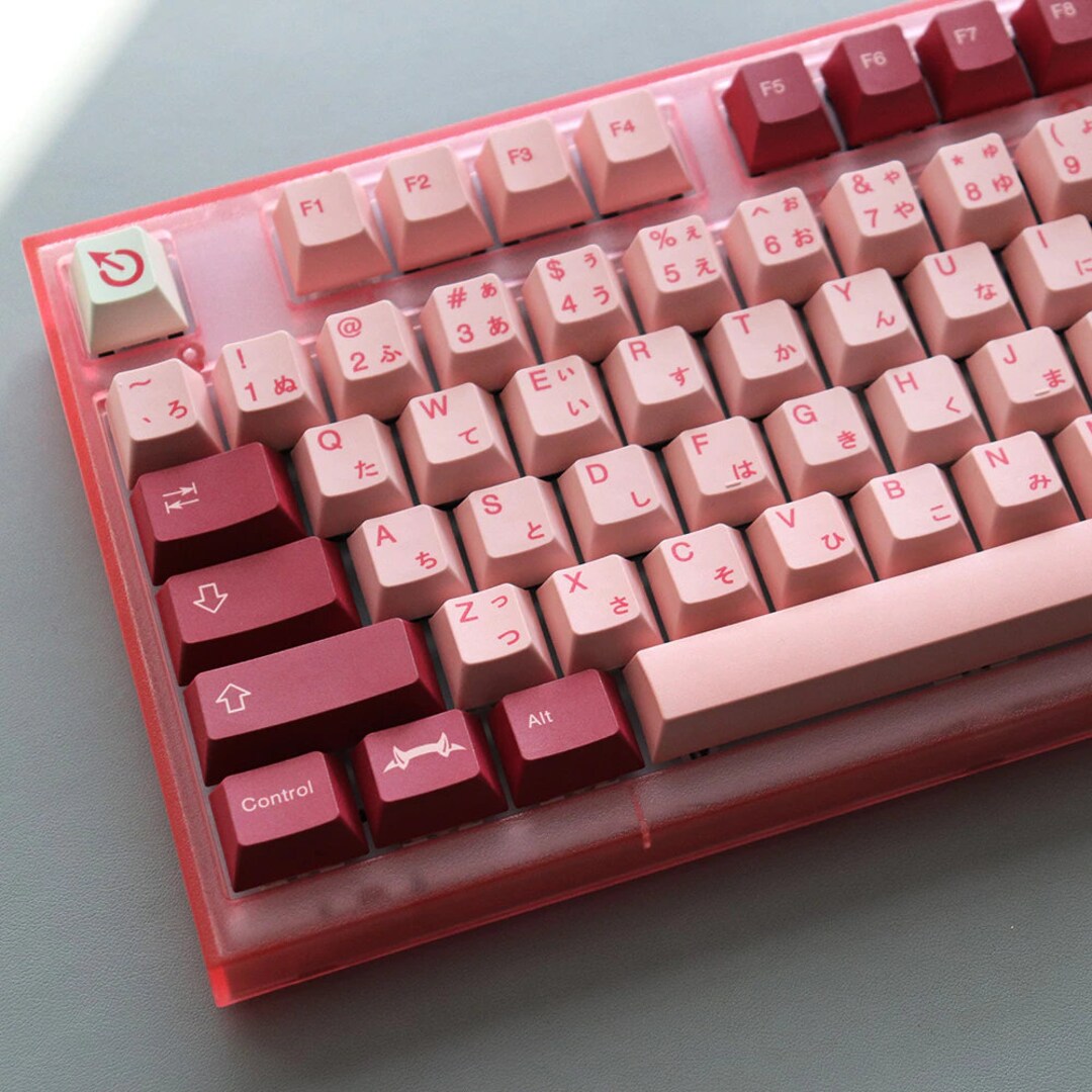 Replica Inspired GMK Darling Cherry Profile Double Shot PBT Pink ...