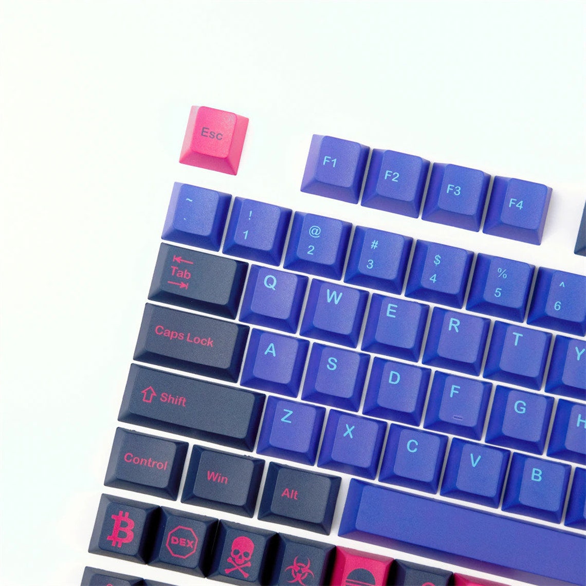 GMK Laser Replica Inspired MX Cyberpunk Neon Theme Keycap Set - Etsy