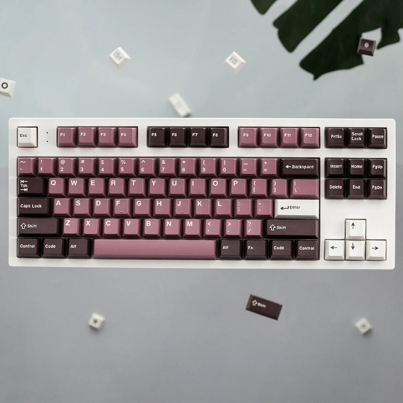 GMK Bingsu Inspired Replica Cherry Profile Pink Keycaps Set | Etsy