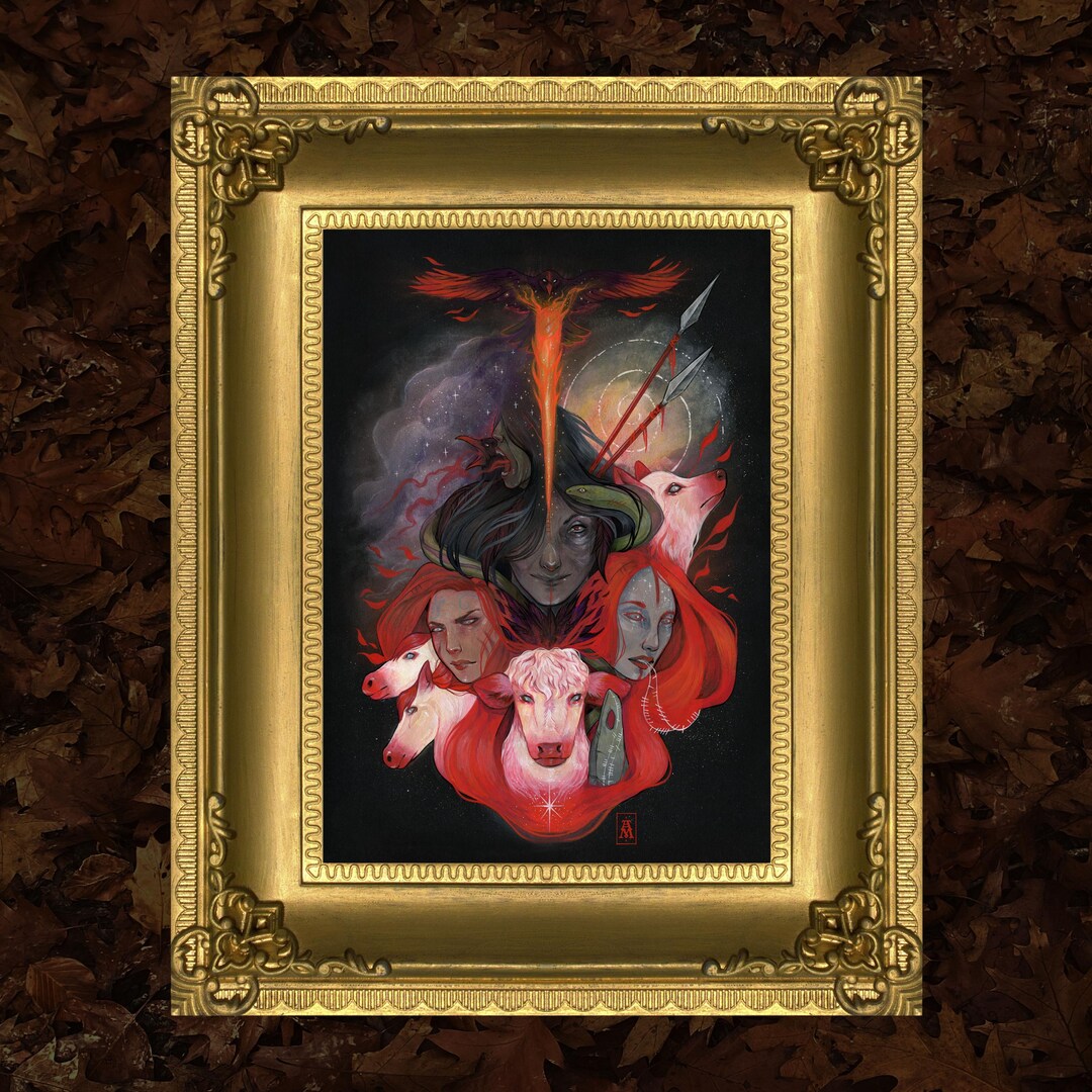 THE MORRIGNA // Illustration A4 and A5 // Decoration - Printing ...