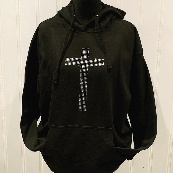 Rhinestone Hoodie - Etsy