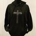ZIP UP Cross Hoodie, Hoodie With Crosses - Etsy