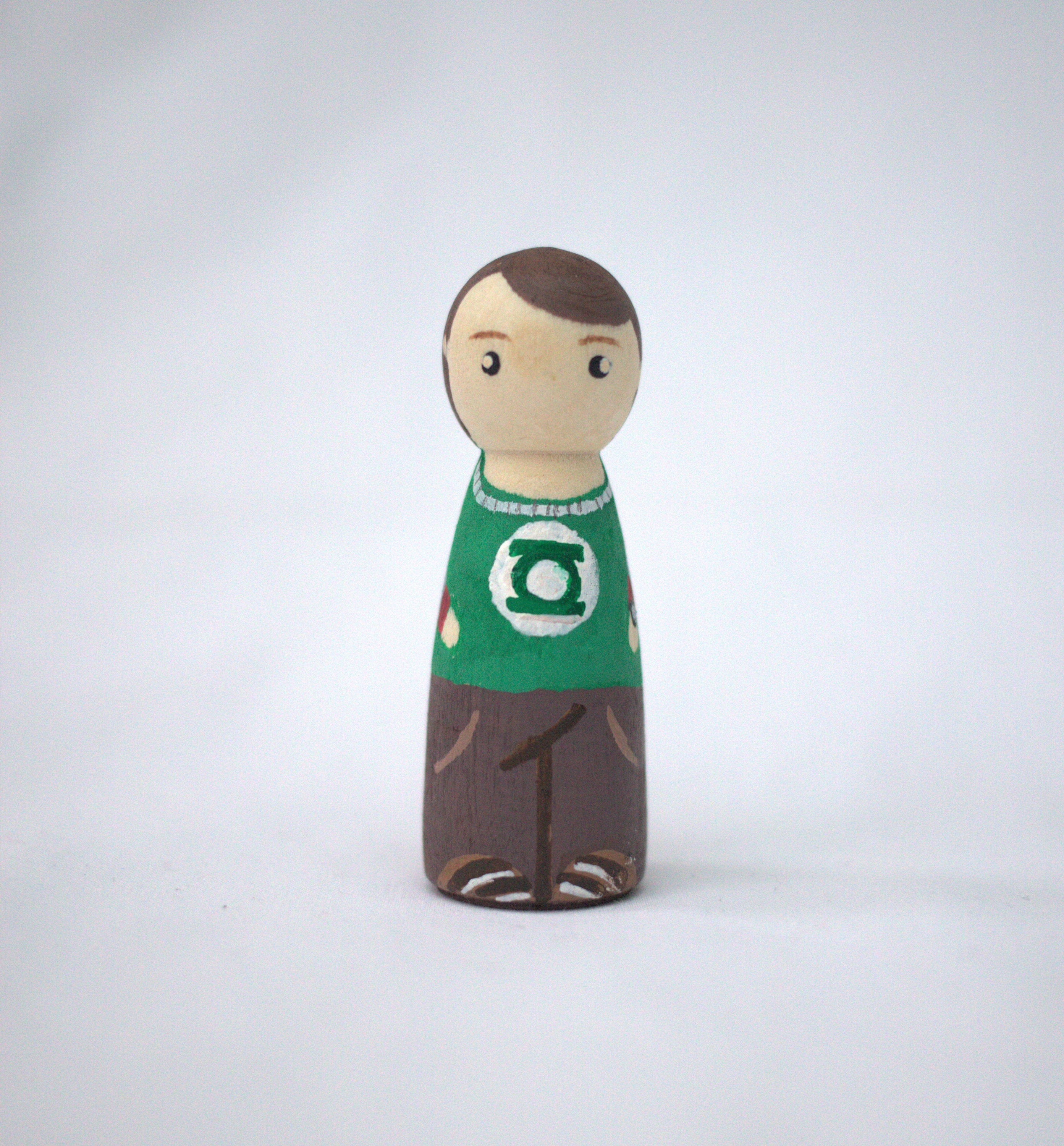 Big Bang Theory Themed Peg Dolls. Feauturing**sheldon**leonard**raj ...