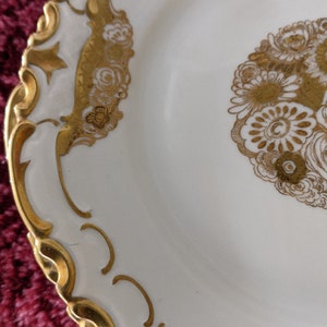 Vintage Rosenthal Dessert 6pc Set Bone China Germany Rococo Gold - Etsy