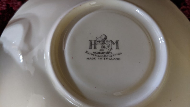 Vintage Sutherland Bone China Teacup and Saucer England Wide - Etsy