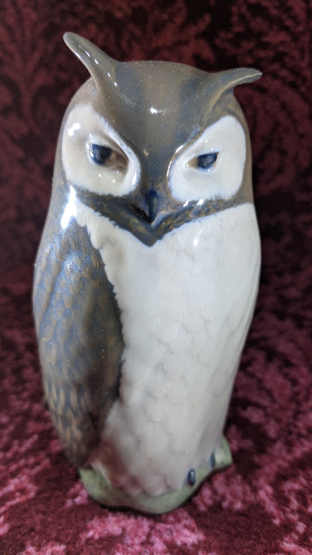 Vintage Bing & Grondahl Bone China Owl Figurine 2999 Denmark Hand ...