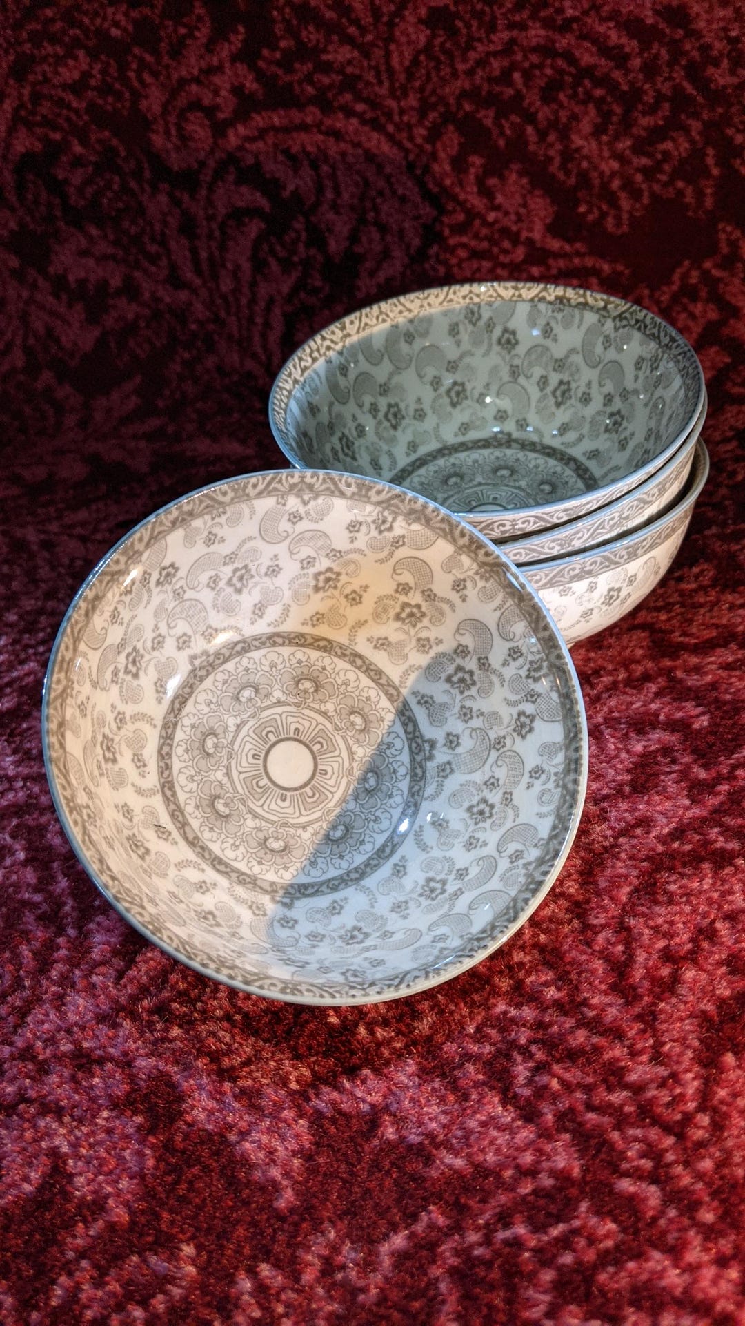 Vintage Royal Elfreda Set 4 Rice or Soup Bowls Bone China - Etsy