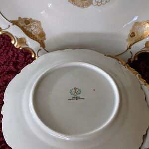 Vintage Rosenthal Dessert 6pc Set Bone China Germany Rococo Gold - Etsy
