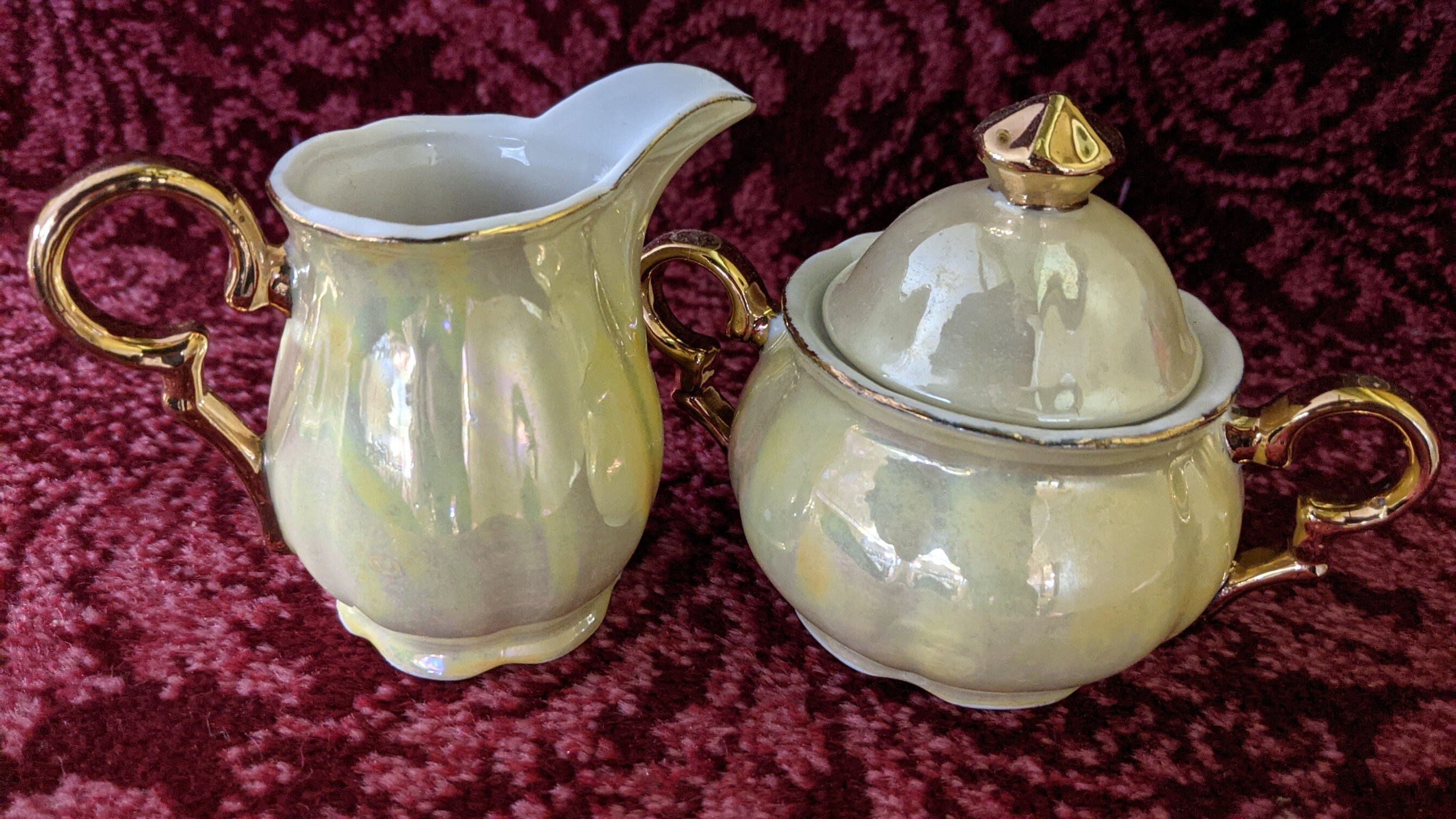 Serving Odds & Ends Sugar Bowls & Creamers Beautiful vintage Giftcraft ...