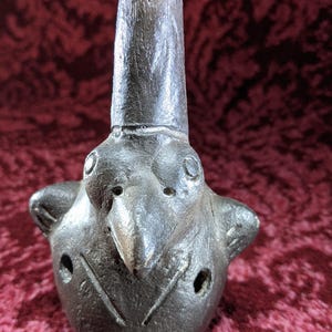 Vintage Indigenous Style Pottery Whistle Figurine Bird Medium Loud - Etsy