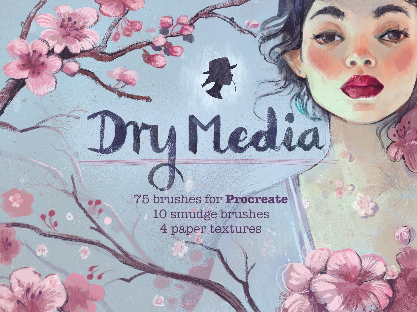 75 Dry Media Brushes for Procreate - Etsy