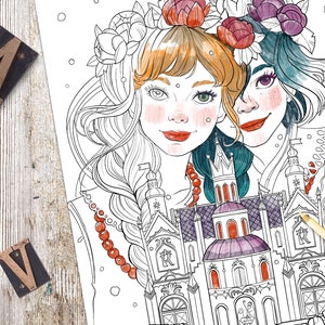 From Cracow Printable Coloring Page - Etsy