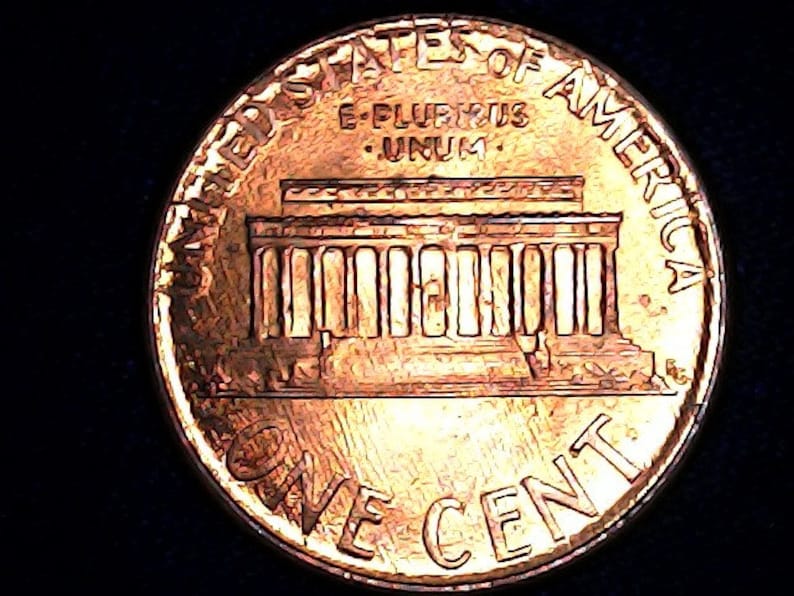 1994 DDR Lincoln Memorial Penny - Etsy