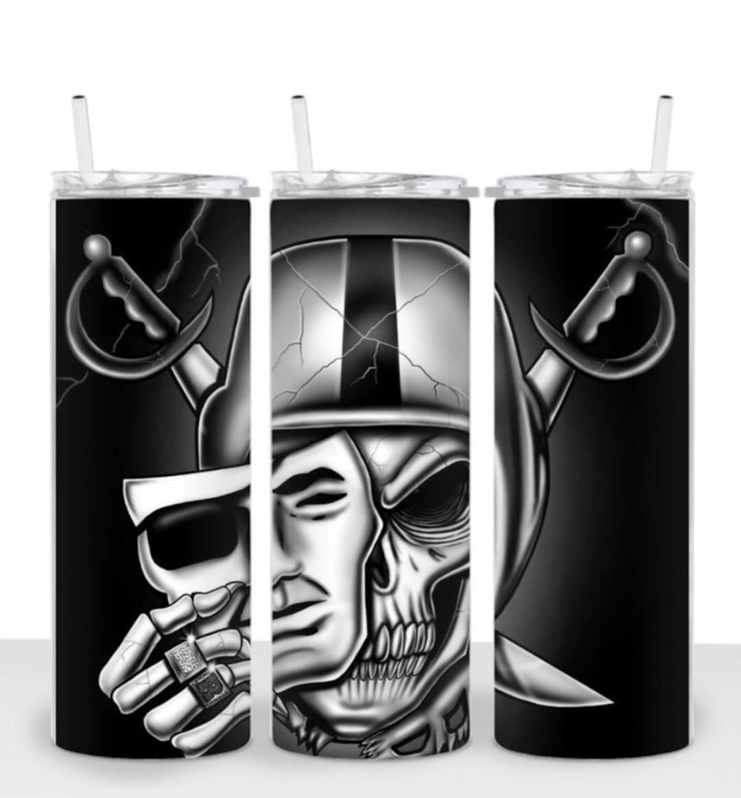 Raiders Las Vegas Raiders DIGITAL DOWNLOAD Raiders Tumbler Wrap Skull ...