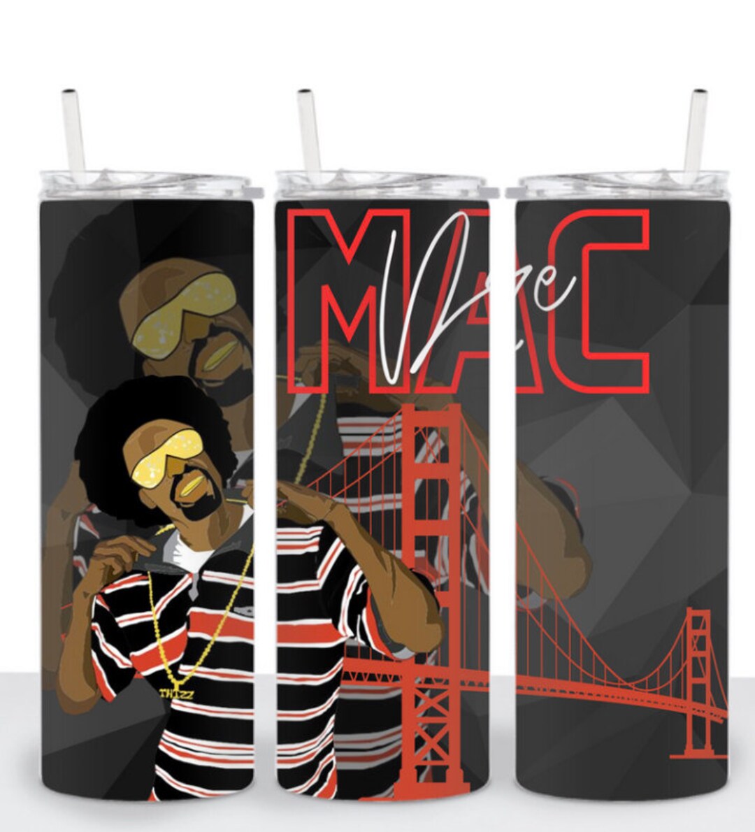 Mac Dre Tumbler Wrap Bay Area Tumbler Wrap Rappers Tumbler Wrap ...