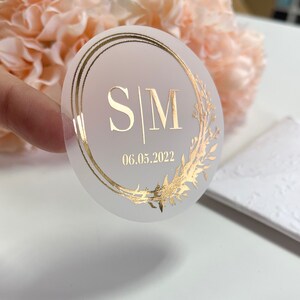 Gold Wedding Stickers Foil Wedding Labels BULK Packs Foil - Etsy
