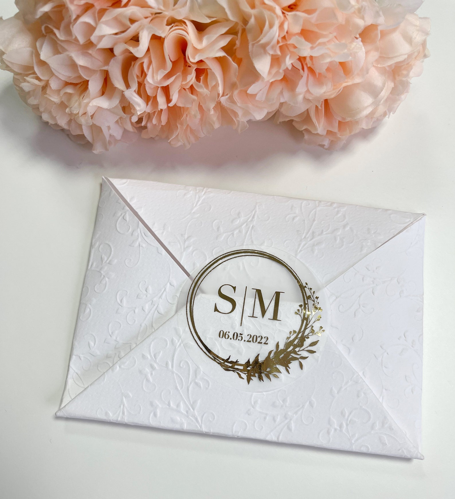 Gold Wedding Stickers Foil Wedding Labels BULK Packs Foil - Etsy