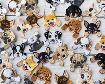 Dog Iron on Patch | Etsy