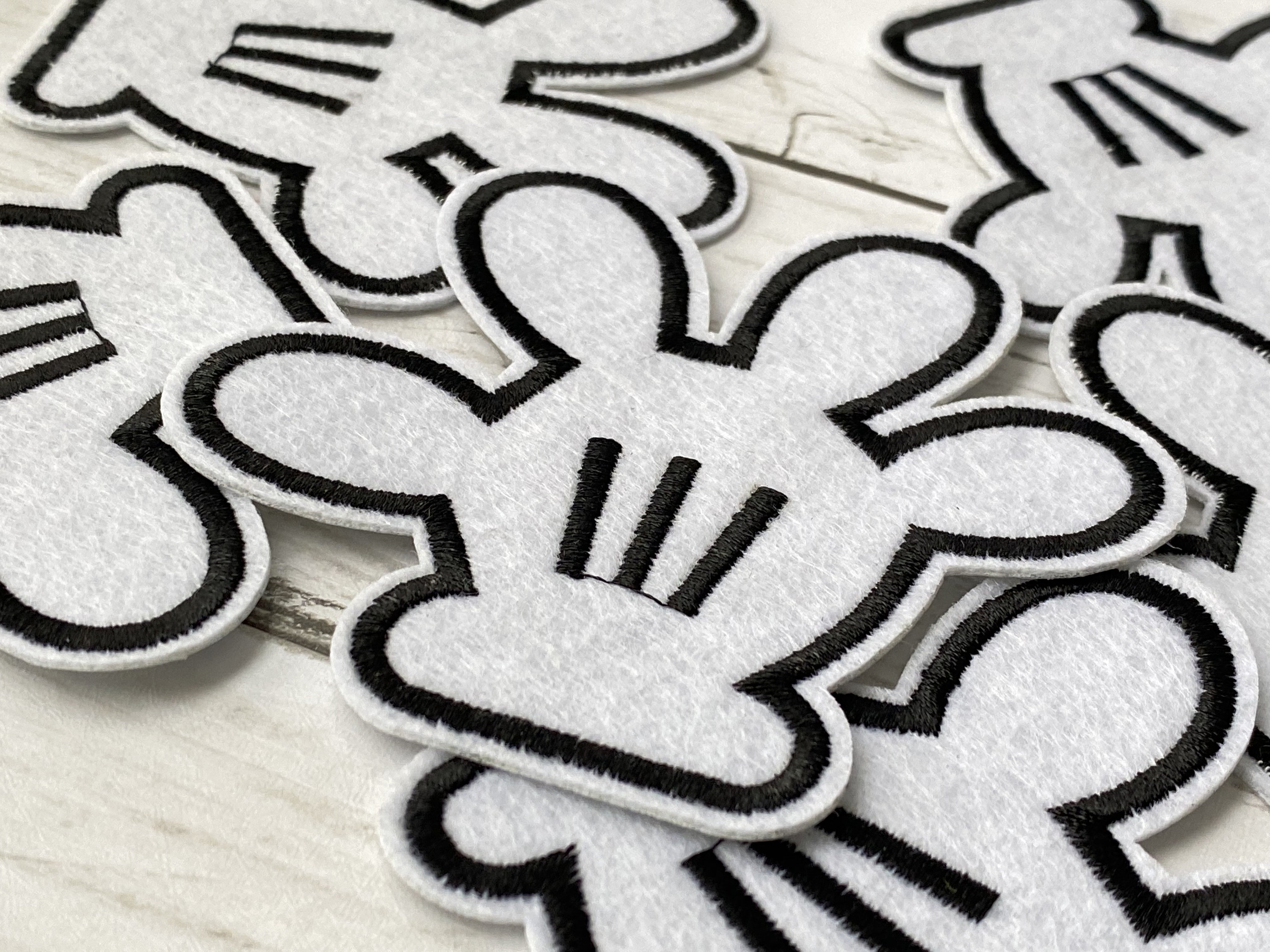 Mickey Mouse Hand Patch Iron-on Patch Disney Patch Jacket | Etsy