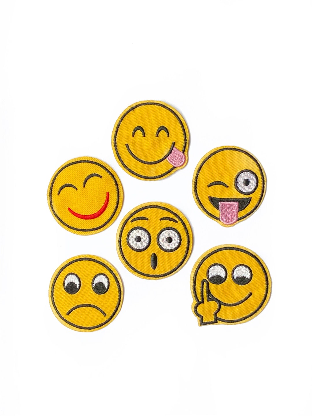Emoji Patch, Iron-on Patch, Jacket Patch, Patch for Jacket, DIY - Etsy