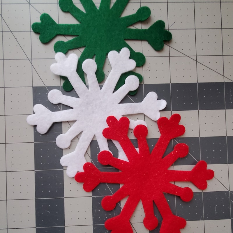 Felt Snowflakes - Etsy