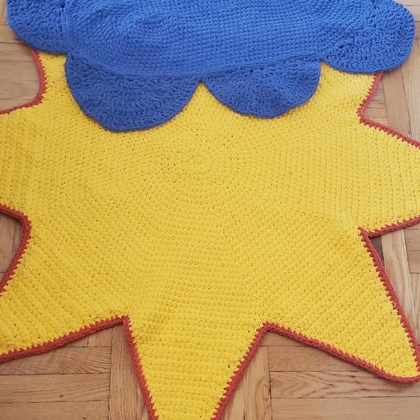 Crochet Cloud Rug - Etsy