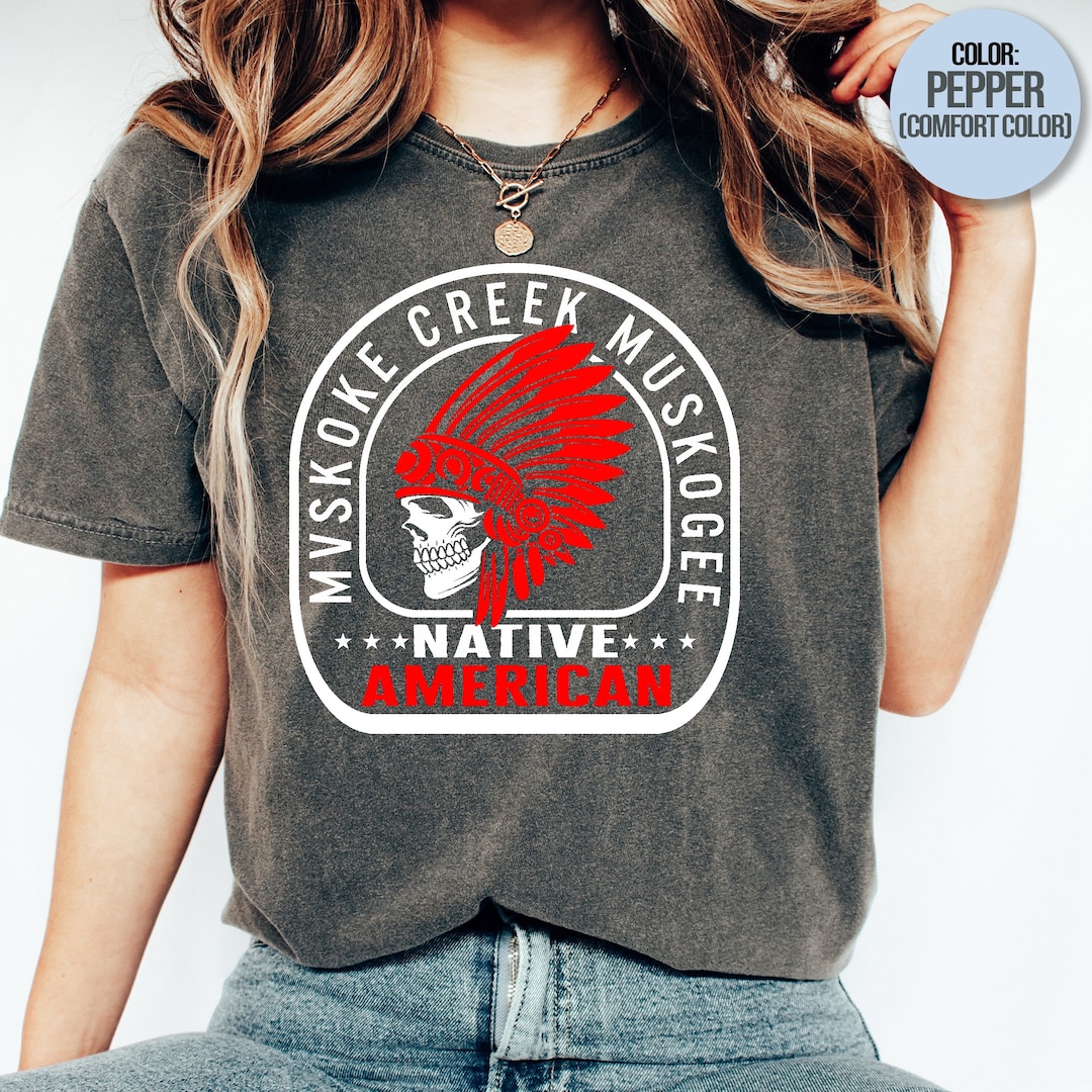 Mvskoke Creek Muskogee Native American T Shirt - Etsy
