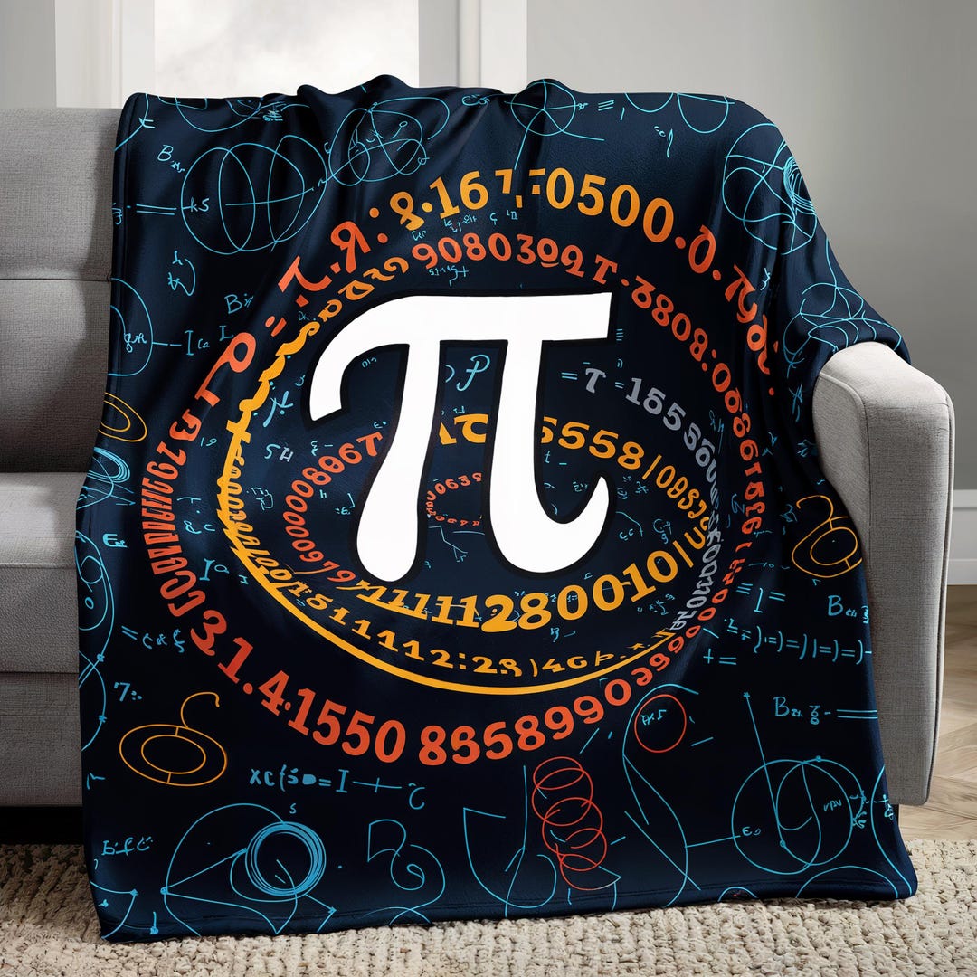 Cute Math Teacher Equation Skeleton Math Blanket, Math Teacher Gift ...