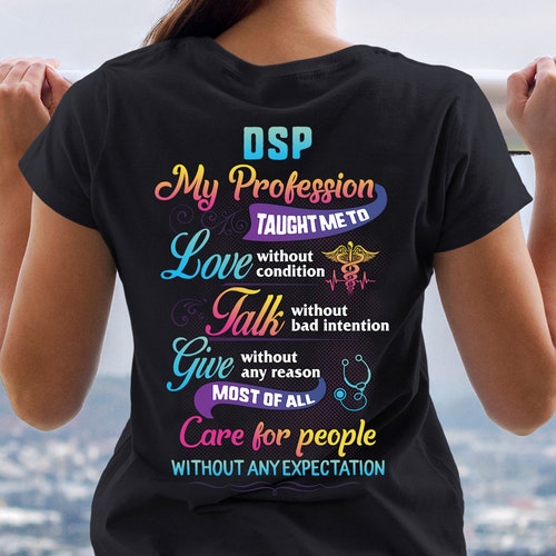 Direct Support Professional Shirt DSP Careviver Tshirt - Etsy