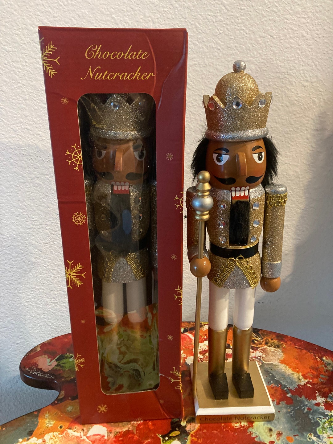 Gold Chocolate Nutcracker - Etsy