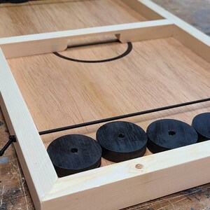 Handcrafted Customizable Tabletop Hockey Boards (pucket) - Etsy