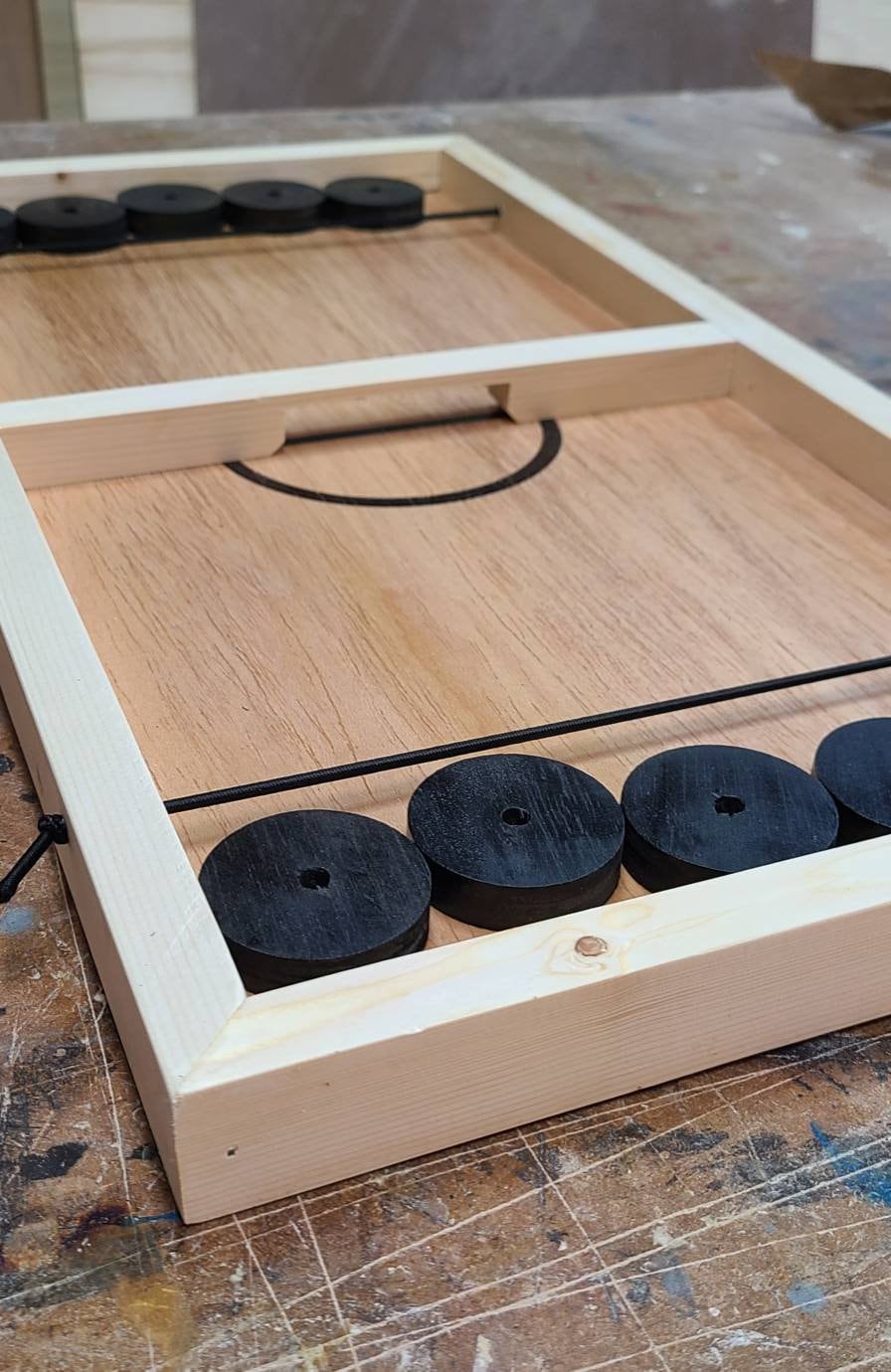 Handcrafted Customizable Tabletop Hockey Boards pucket - Etsy