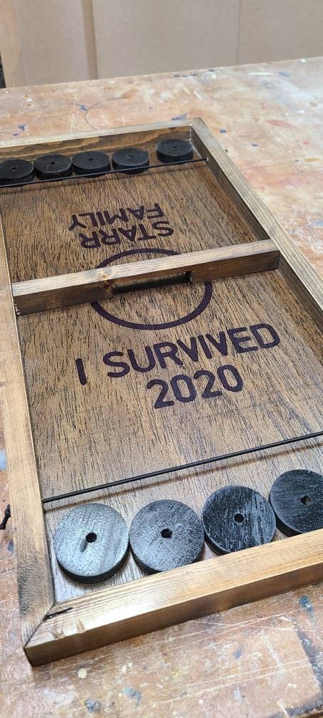 Handcrafted Customizable Tabletop Hockey Boards pucket - Etsy