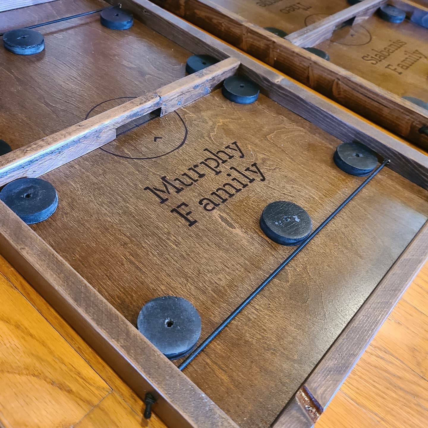 Handcrafted Customizable Tabletop Hockey Boards pucket - Etsy