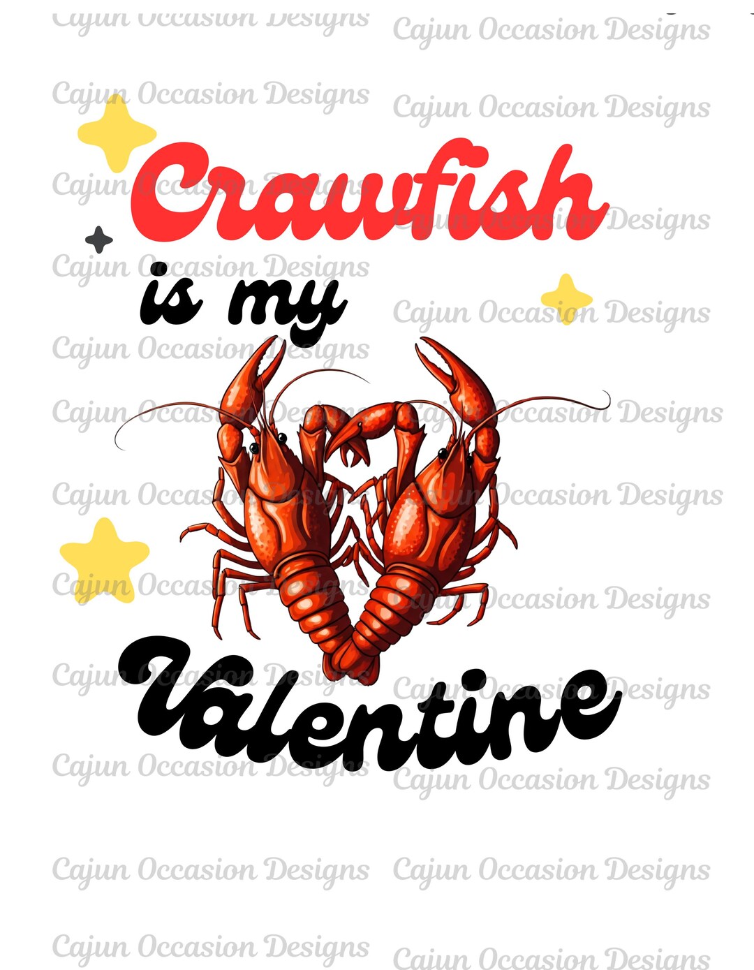 Crawfish is My Valentines Crawfish PNG in Love With Crawfish - Etsy