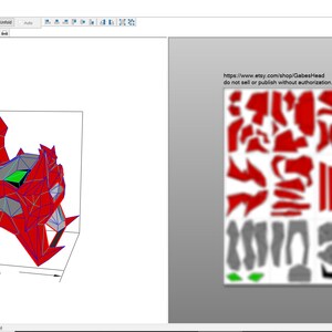 Ryusoul Red Mera Armor Pepakura, Template, Pdo Files - Etsy