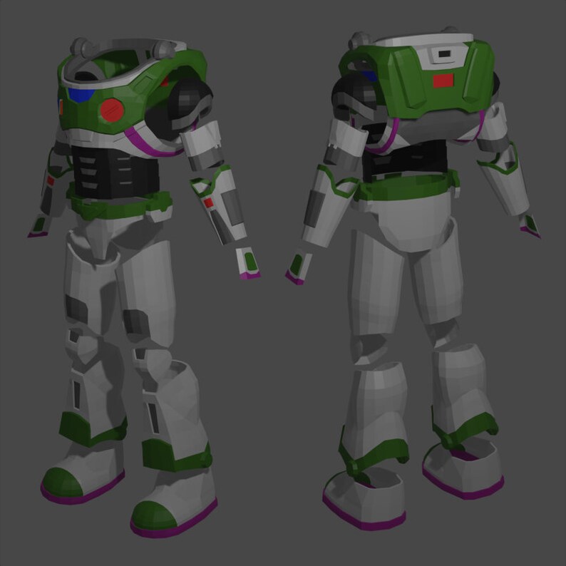 Buzz Lightyear Armor Pepakura (pdo and PDF File) - Etsy