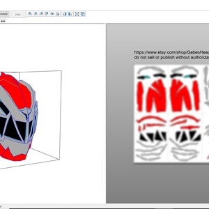 Ryusoul Red Mera Armor Pepakura, Template, Pdo Files - Etsy